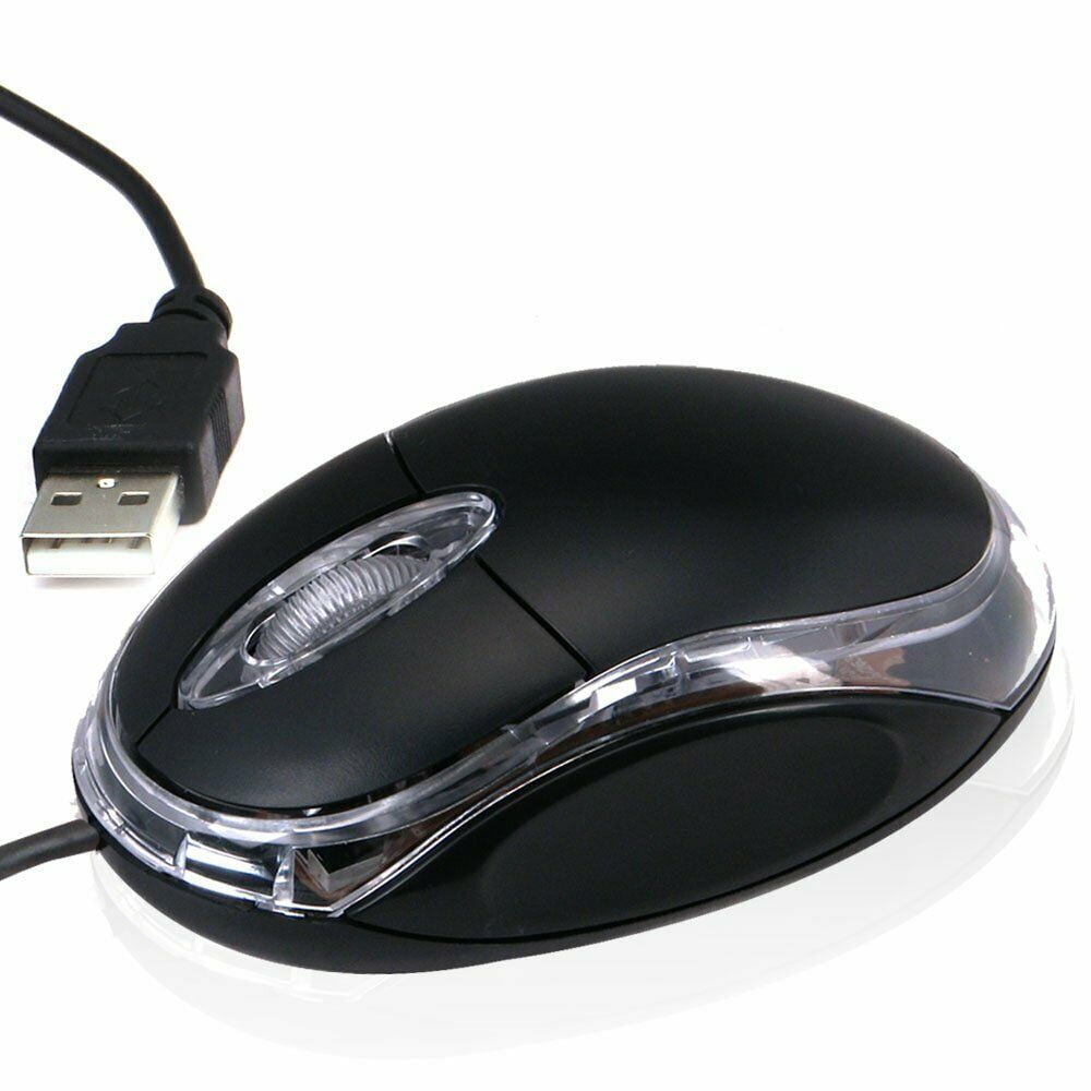 Wired USB Optical Mouse Wireless Optical Mouse Retractable Mini USB ...