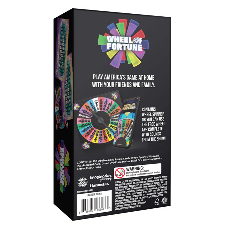 Wheel Of Fortune Game Board