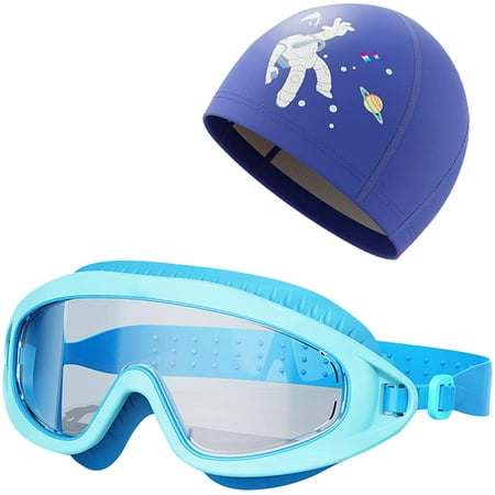 Kids' Swim Goggle,Waterproof and anti-fog HD swimming goggles with ...