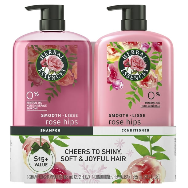 Herbal Essences Rose Hips Smooth Shine Enhancing & Nourishing Daily ...