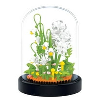 HI-REEKE Flower Micro Mini Building Block Set Hibiscus Bouquet Building ...