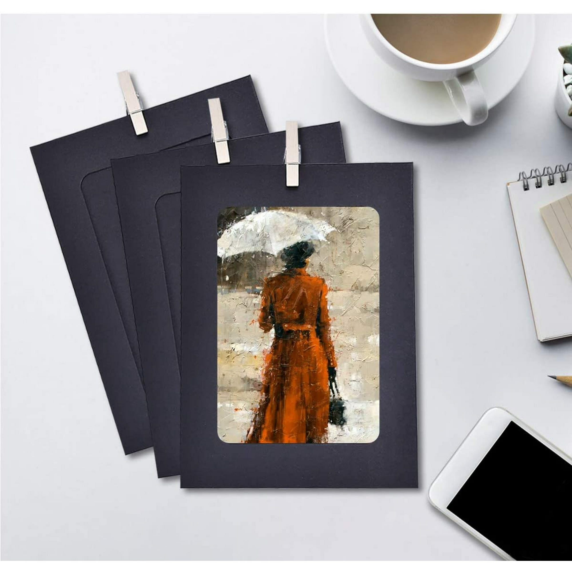 Click here for Akmi Paper Photo Frame 5x7 Kraft Paper Picture Fra... prices