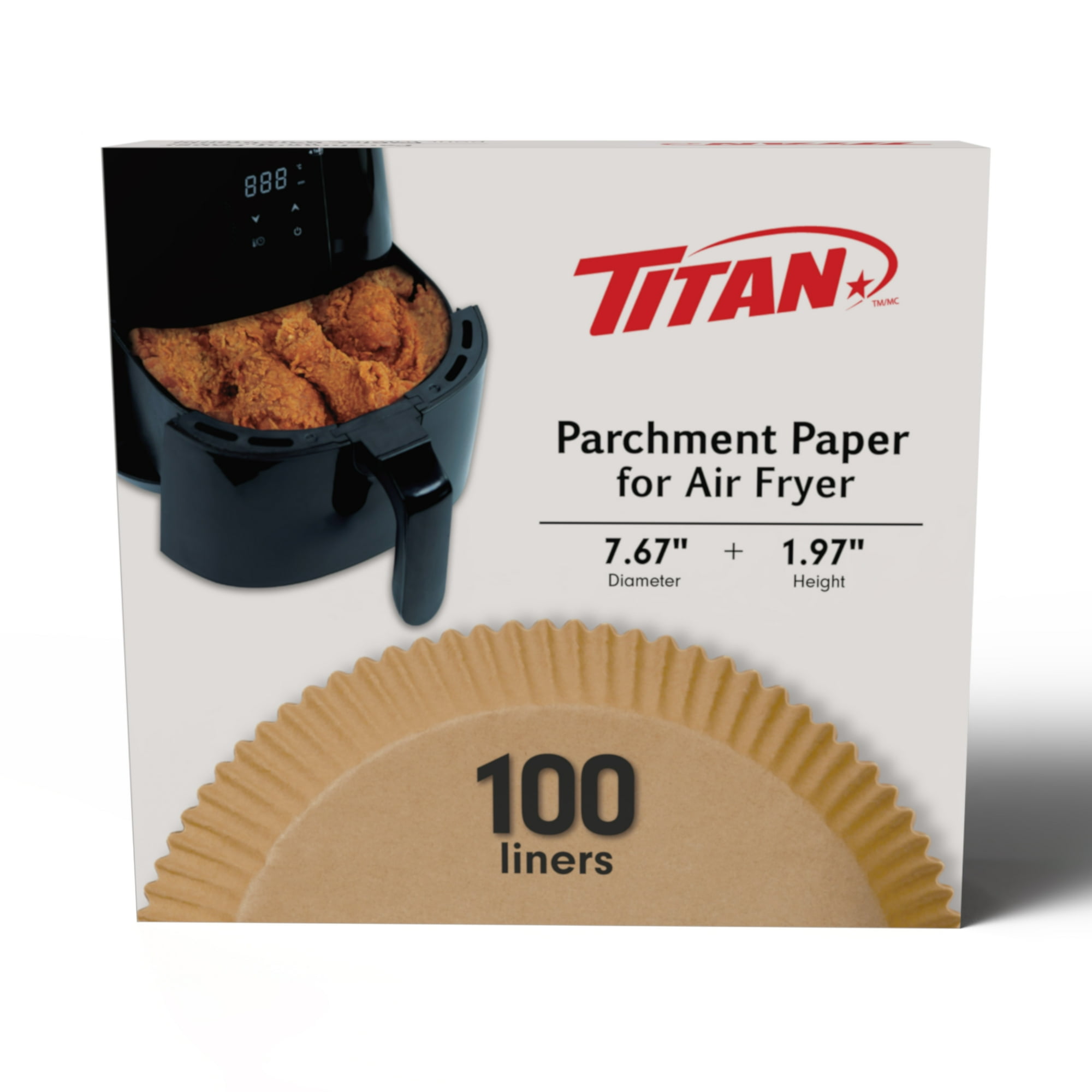 Click here for Titan Parchment Paper Air Fryer Liners  Round Form... prices