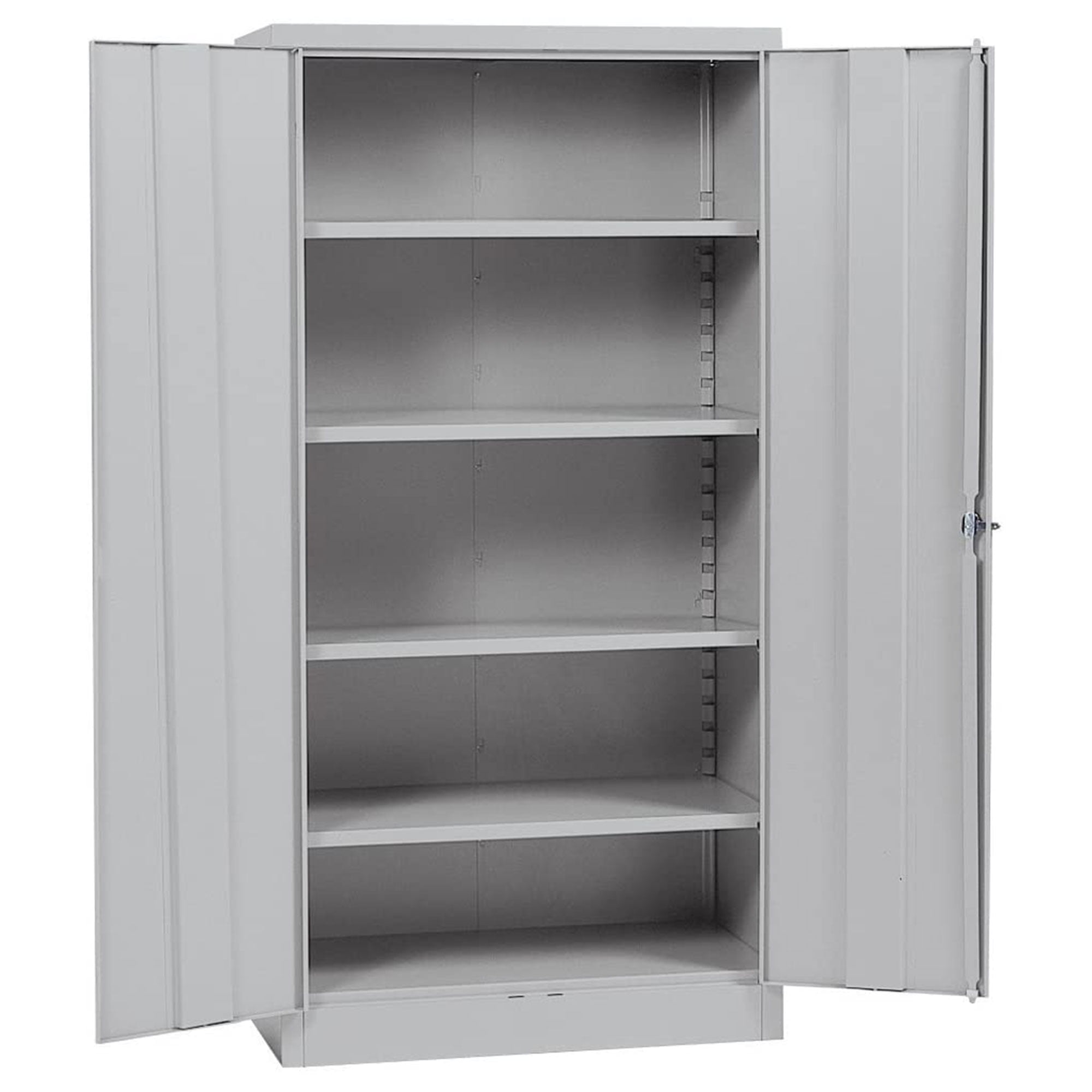 Sandusky Lee 72 Inch SnapIt Steel Storage Cabinet with 4 Shelves, Dove ...