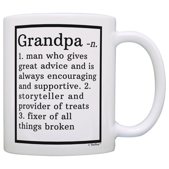 ThisWear Definition of Grandpa Definition Grandpa Coffee Mug - Walmart.com
