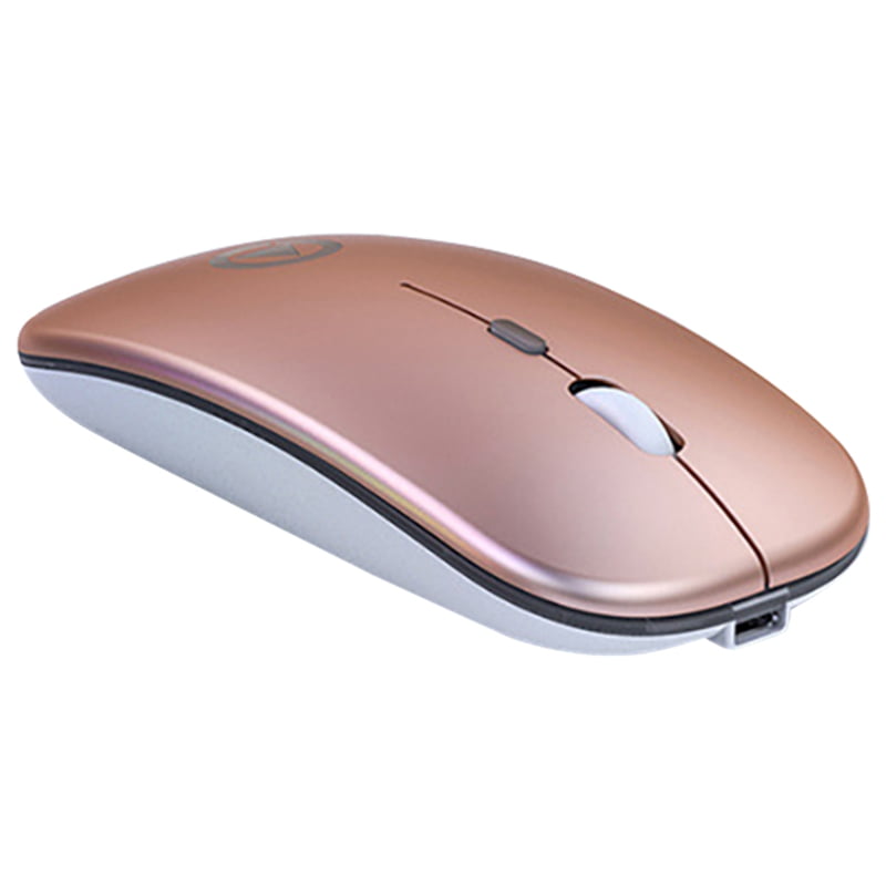 Luxsea LED Wireless Mouse Rechargeable Slim Silent Mouse Lightweight ...