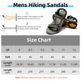 OutPro Men's Hiking Sandals Arch Support Casual Sandals Male Summer ...