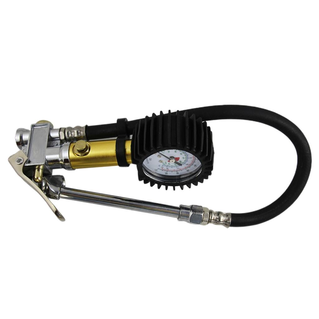 220PSI Car Tire Air Pressure Gauge Dial Meter Vehicle Inflation ...