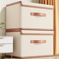 Clothes Storage Box With Lid For Household Use Wardrobe Underwear ...