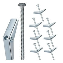 Heavy Duty Toggle Bolts and Wing Nut Kit 50 Sets- 1/8", 3/16", 1/4 ...