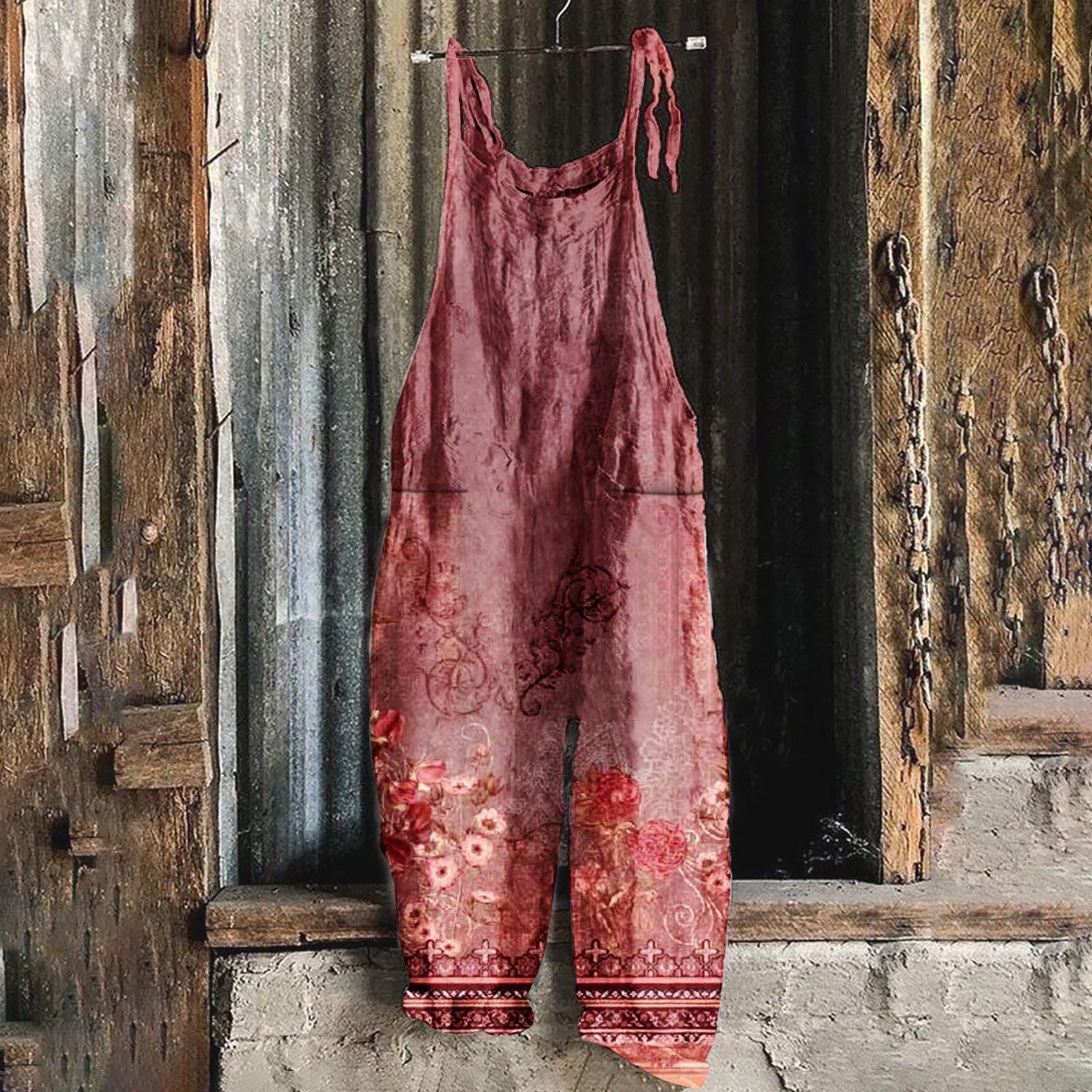 Click here for Lovzfmll Womens Jumpsuit  Printed Summer Sleeveles... prices