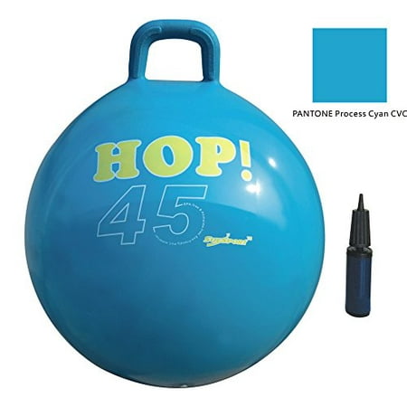 SUESPORT Hopper Ball Kit,Pump Included, 18in/45cm, Blue, Hop Ball ...