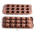 VerPetridure 15 with Five-Pointed Star Chocolate Mold Silicone Star ...