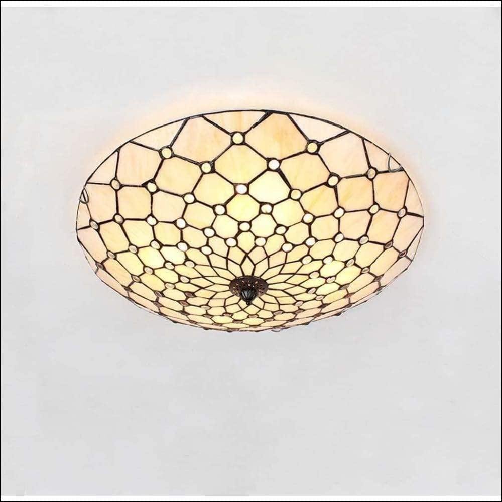 Click here for More Change Morechange 20 Flush Mount Tiffany Ceil... prices