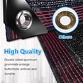70% Black Shade Cloth for Garden, 6.5x13FT Resistant Garden Sun Shade ...