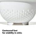OXO SoftWorks 3 Quart Plastic Colander with Elevated Base and Easy-to ...