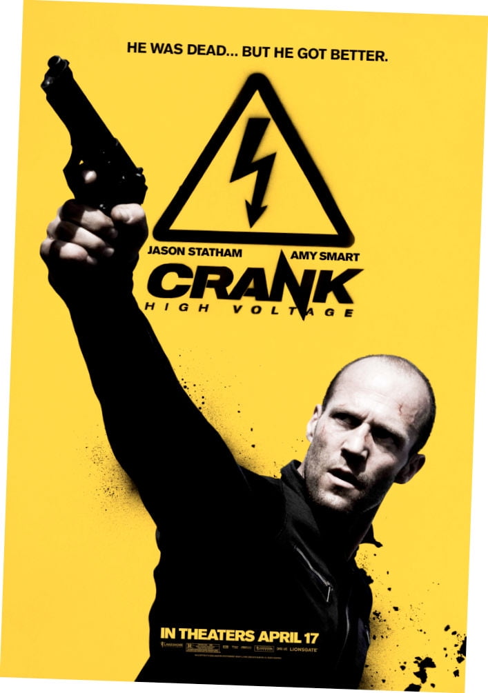 Crank High Voltage Movie Poster Jason Statham Reprint 27Inx40In 27x40 ...