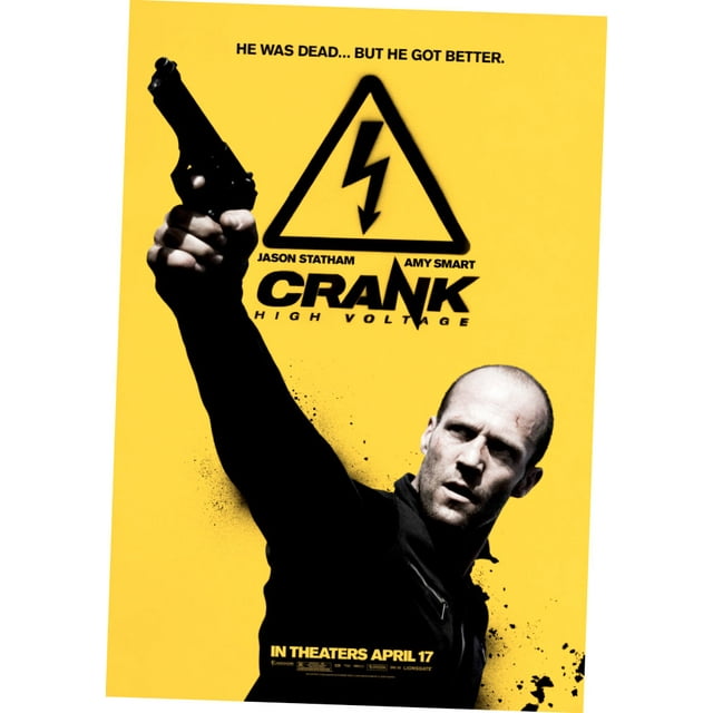 Crank High Voltage Movie Poster Jason Statham 24in x36in Art Poster ...