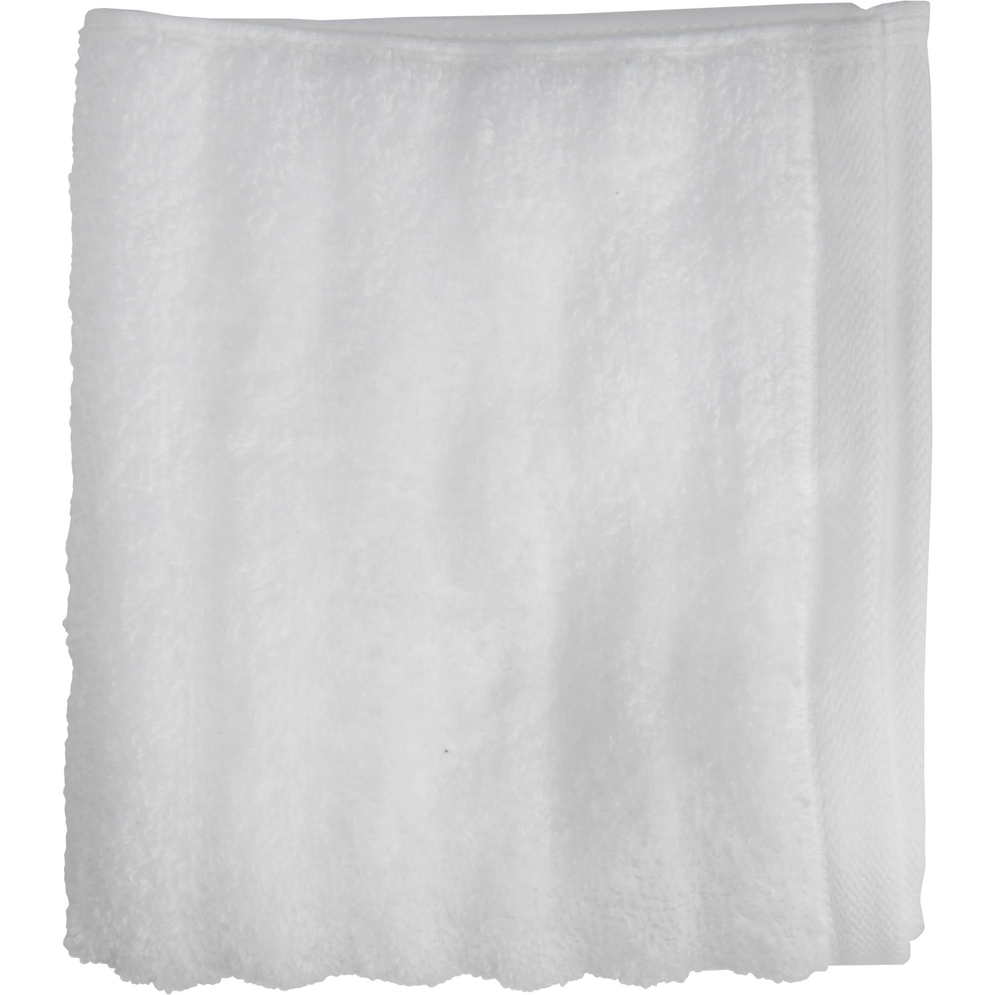 Mainstays Performance Textured Hand Towel, 26" x 16", Arctic White ...