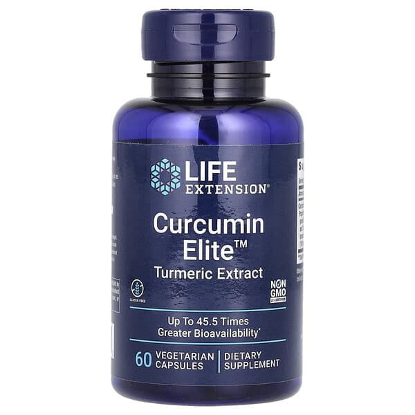 Life Extension | Curcumin Elite Turmeric Extract 60 Caps | Extracto de ...