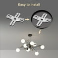 Upgraded Universal Ceiling Light & Fan Mounting Bracket with Long ...