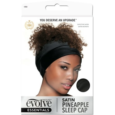Evolve Luxe Satin Wide Edge Bonnet Black - Walmart.com