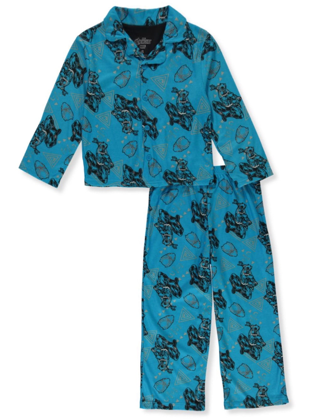 Marvel Avengers Boys' 2-Piece Coat Style Pajamas Set - blue/multi, 3t ...
