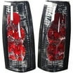 Tail Light For 98-03 Dodge Durango Glossy Black/Clear Lens, Pair ...