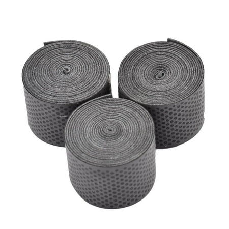 Badminton Foam Racket Sweat Absorbing Wrap Grip Tape Black 110 x 2.4cm ...