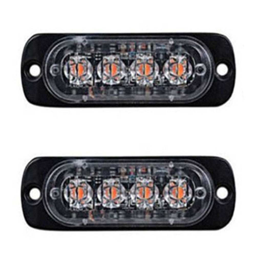 Buy Car-Styling Bright White Yellow Red Blue Amber 4 LED Car Truck Van ...