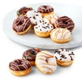 Freshness Guaranteed Iced Vanilla and Chocolate Mini Donuts 8 oz 12 ...