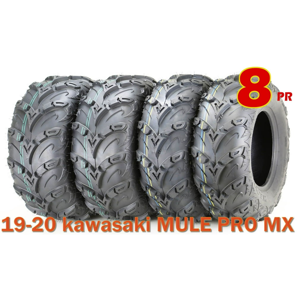 Full Set 19-20 kawasaki MULE PRO MX Tires 25X8X12 25X10X12 8PR Mud ...