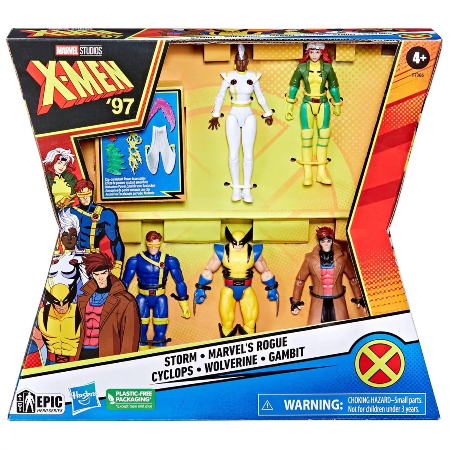 Marvel Epic Hero Series Hasbro X Men 97 Set Storm Rogue Ciclope ...