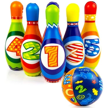 Beefunni Kids Bowling Set Toy, Indoor & Outdoor Activity Game Gift, 10 ...
