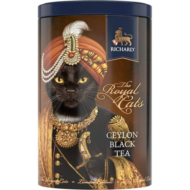 Richard Royal Tea The Royal Cats, 20 Pyramids (1.7G Each) Ceylon Black ...