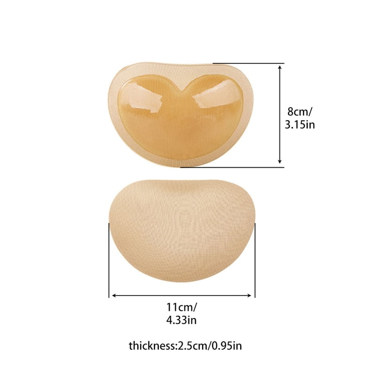 Bra Inserts Silicone - Adhesive Breast Pads For Enhancement & Shape ...