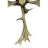 Large 26"H Rustic Western Stag Elk Deer Bone Antlers with Burr Center ...