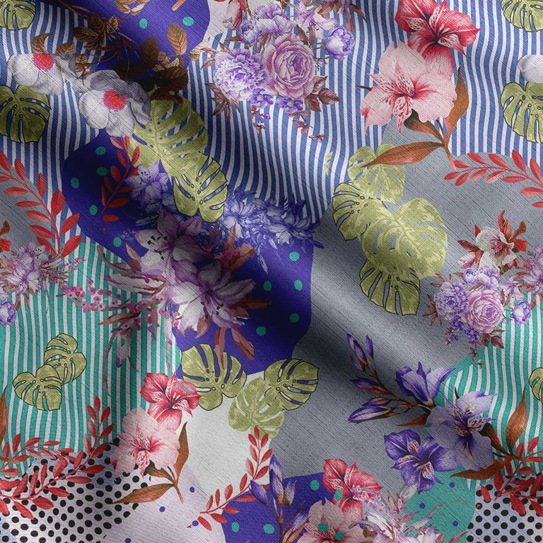 Velvet Patchwork Fabric