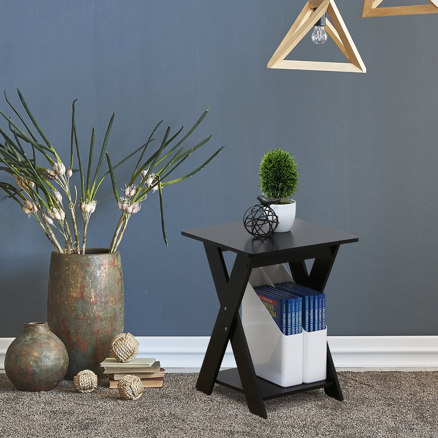 Click here for Furinno 16050 Espresso Modern Simplistic Criss-Cro... prices