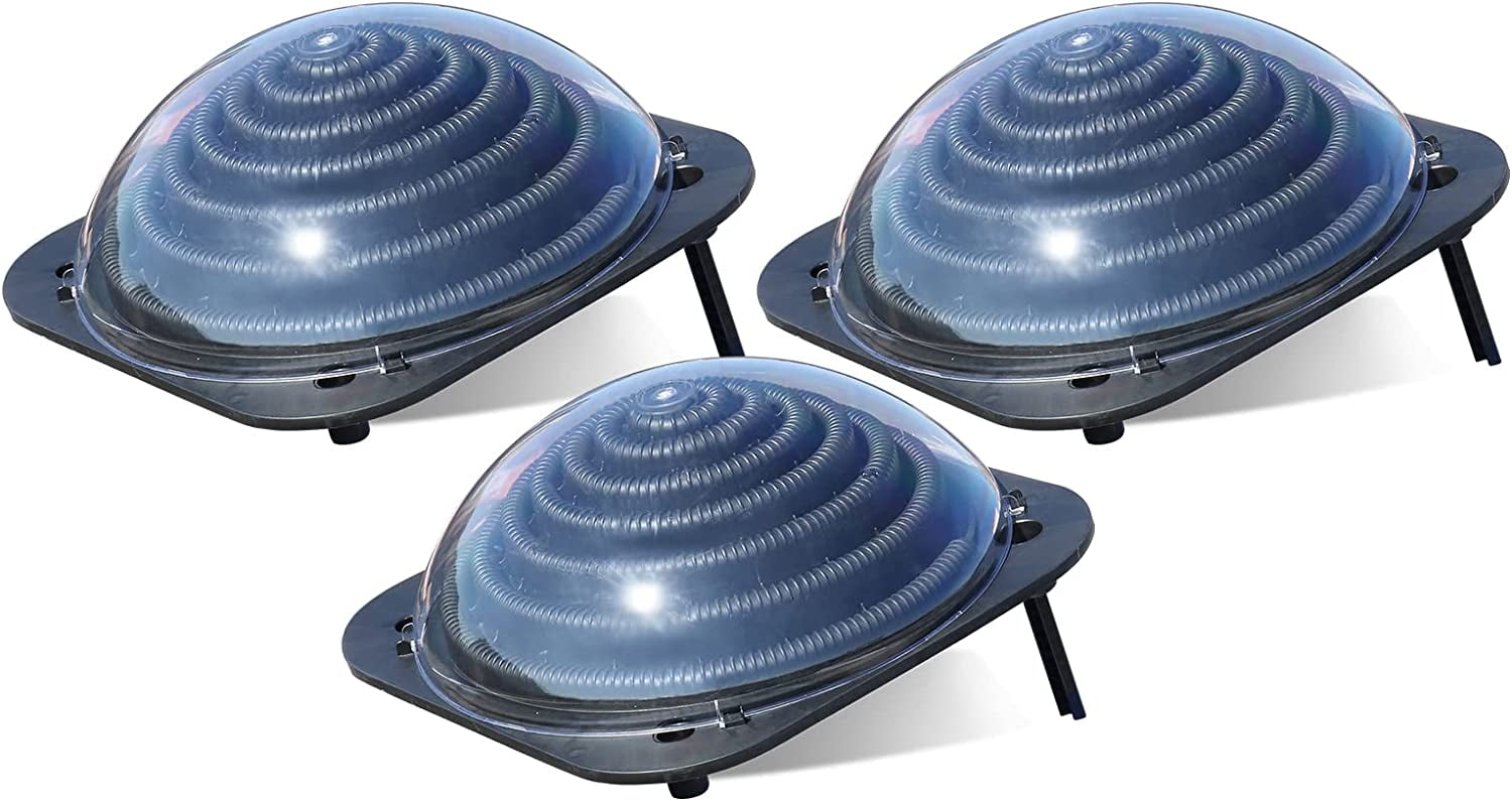 VINGLI Solar Pool Heater Above Ground Domed Solar Powered Swimming Pool ...