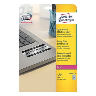 Free Shipping! Avery 60502 4.75 in. x 7.75 in. UltraDuty GHS Chemical ...