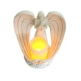 Canddidliike Angel Figurines Flameless Candle Holder, Angel Resin ...