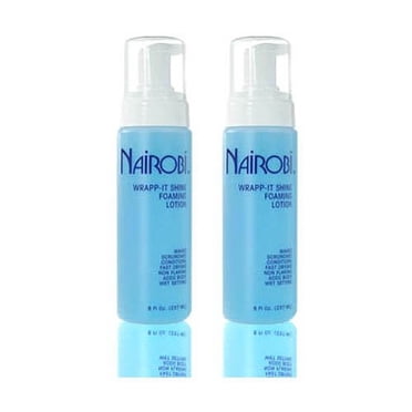 Nairobi Wrapp-It Shine Foaming Lotion, 8 oz for Hair Wrapping and ...