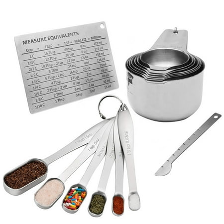 Essen 1 Set Measuring Scoops Set Thicken Multifunctional Stainless ...