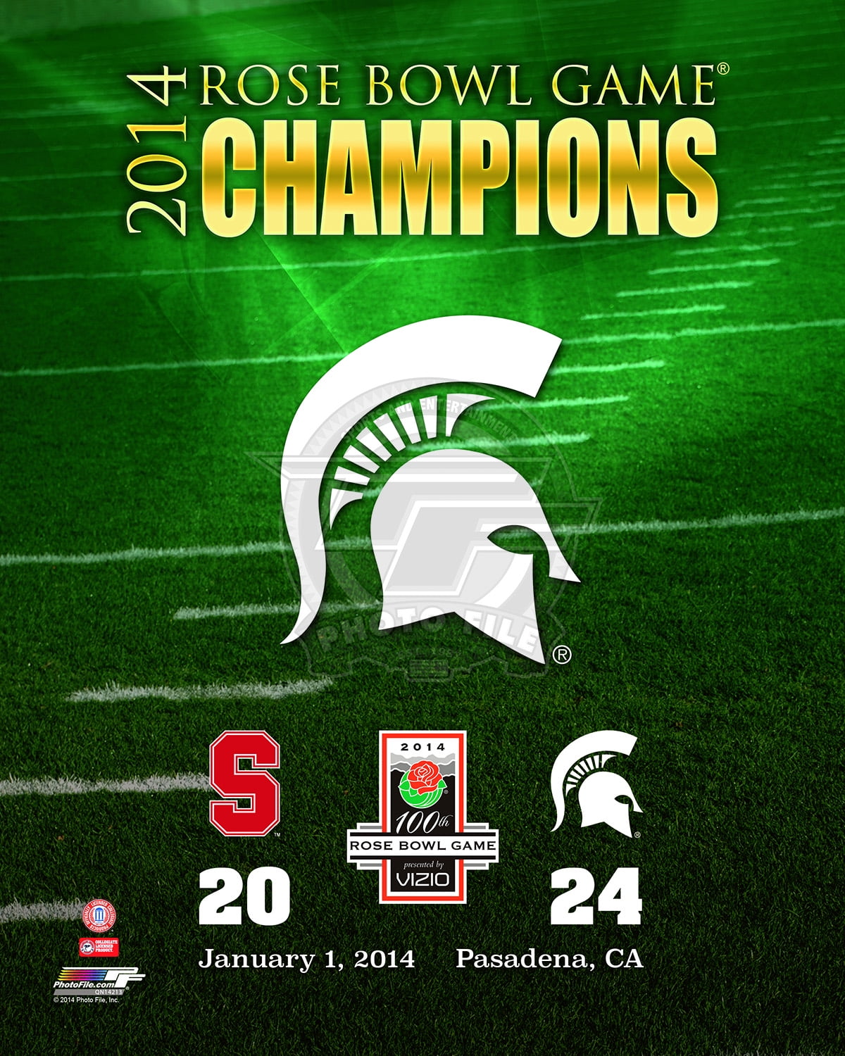 100th Rose Bowl Logo