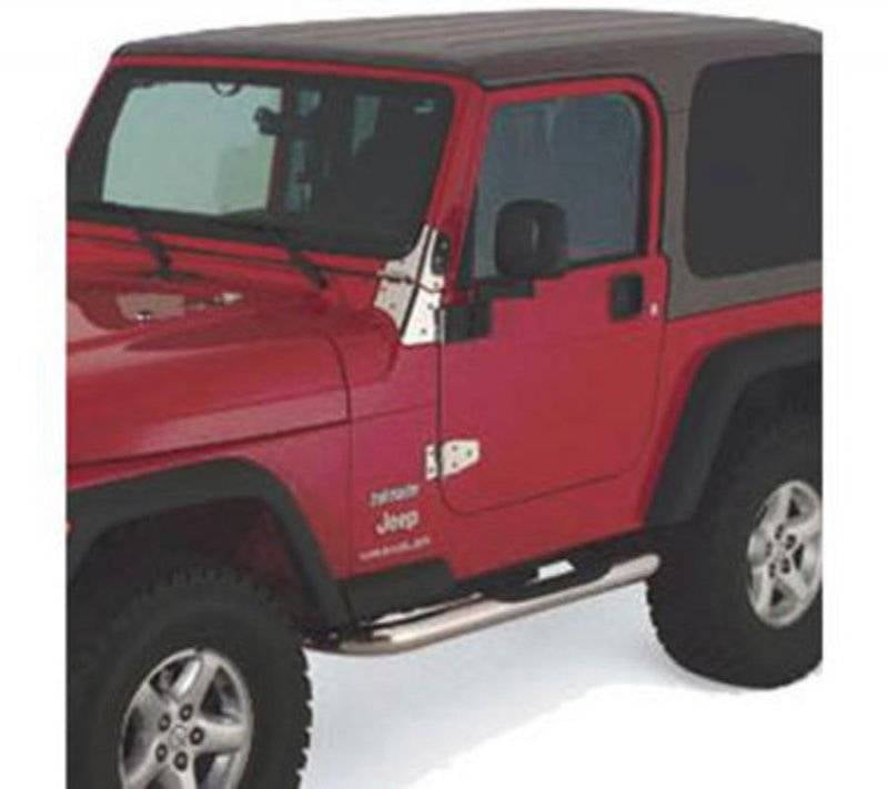 Smittybilt 1976-1986 Fits Jeep CJ7 Sure Steps 3" Side Bar Stainless ...