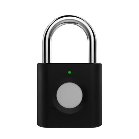 kurtrusly Anti-Theft Fingerprint Padlock Smart Fingerprint Lock Keyless ...