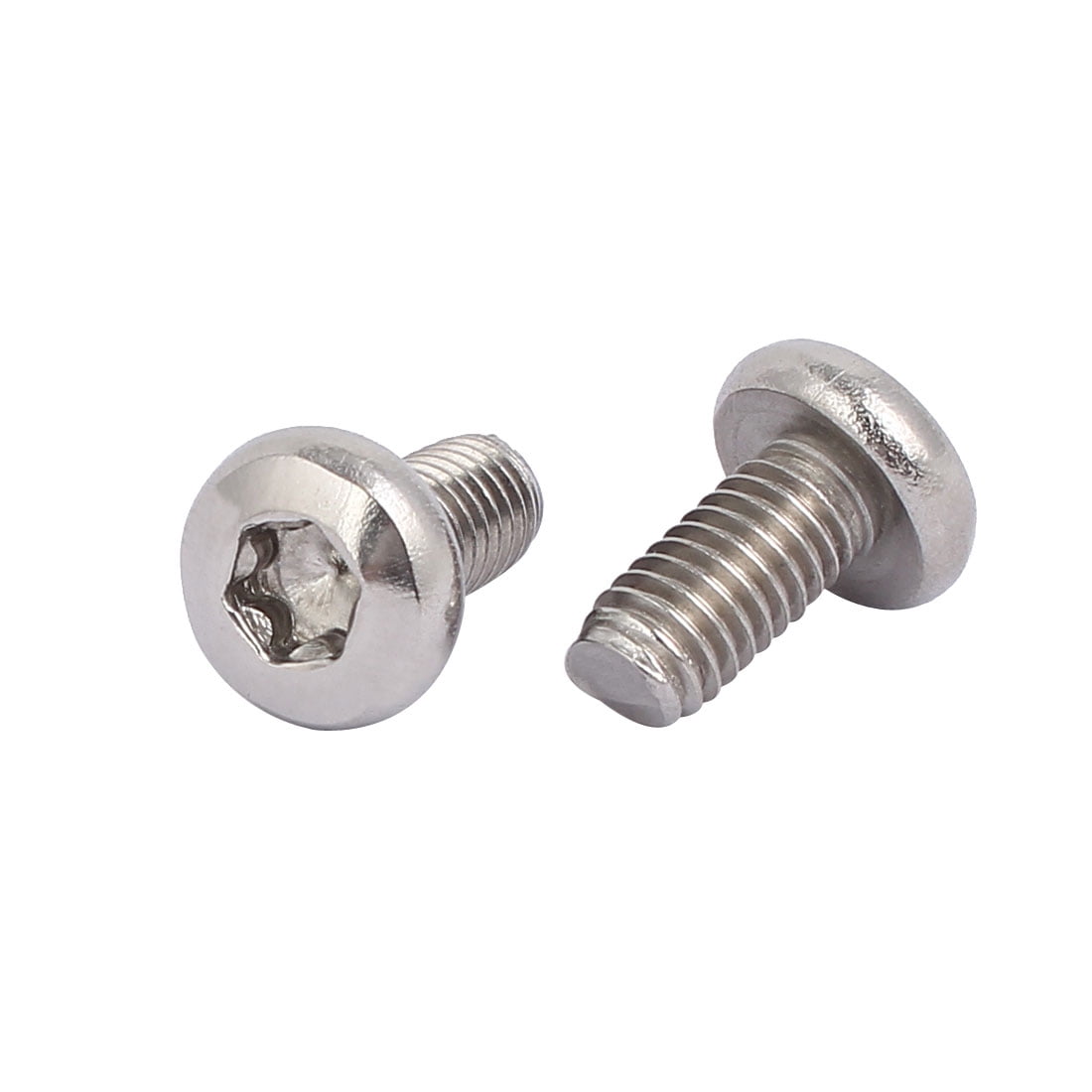 M6x12mm 304 Stainless Steel Pan Head Torx Socket Cap Security Screw 10pcs