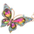 DEEPCRAFF Sparkly Keychain Key Chain Multi Colored Glamorous Style 1Set ...