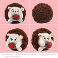 AOOOWER 2 Sets DIY Crochet Craft Kits Crochet Hedgehog with Crochet ...